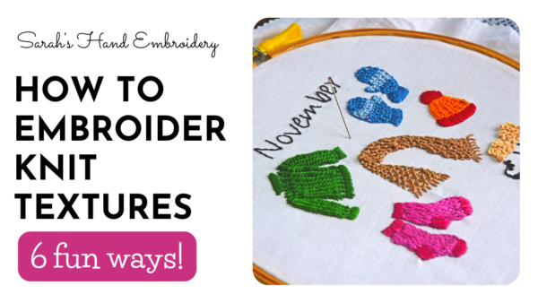 How to do Double Feather Stitch - Sarah's Hand Embroidery Tutorials