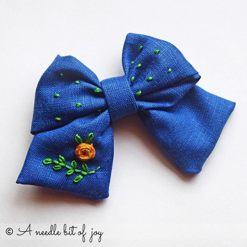 Hair Bows - Sarah’s Hand Embroidery
