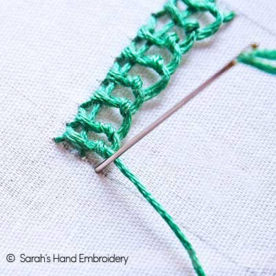 How to do the Holy Point Stitch - Sarah’s Hand Embroidery