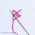 How to do the Inverted Feather Stitch - Sarah’s Hand Embroidery