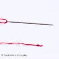 How to Knot the Ends of a Thread - Sarah’s Hand Embroidery