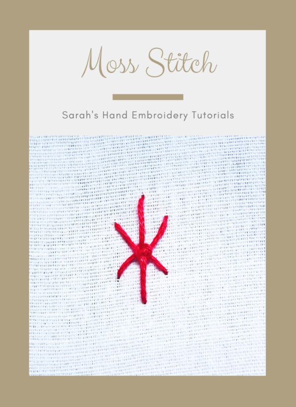 How to do the Moss Stitch - Sarah’s Hand Embroidery