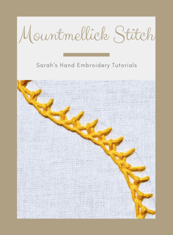 How to do the Colonial Knot - Sarah’s Hand Embroidery