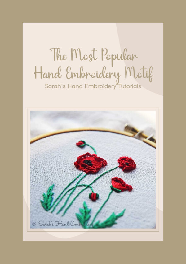 How to do the Tuft Couching - Sarah's Hand Embroidery