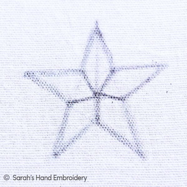 How To Do The Star Stitch Sarahs Hand Embroidery Tutorials