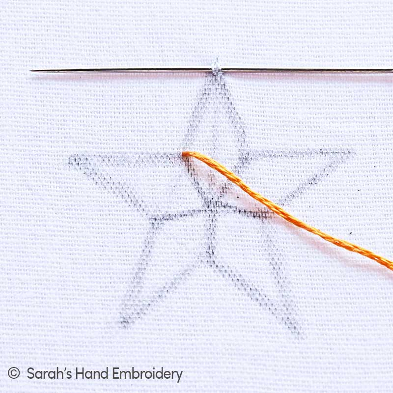How to do the Star Stitch - Sarah’s Hand Embroidery