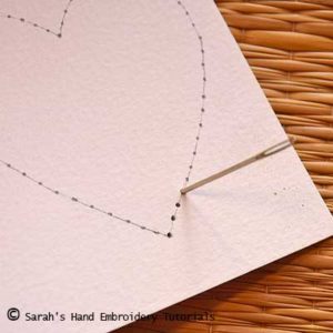 String Art Embroidery on Paper - Sarah’s Hand Embroidery