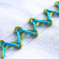 How to do Threaded Arrowhead Stitch - Sarah’s Hand Embroidery
