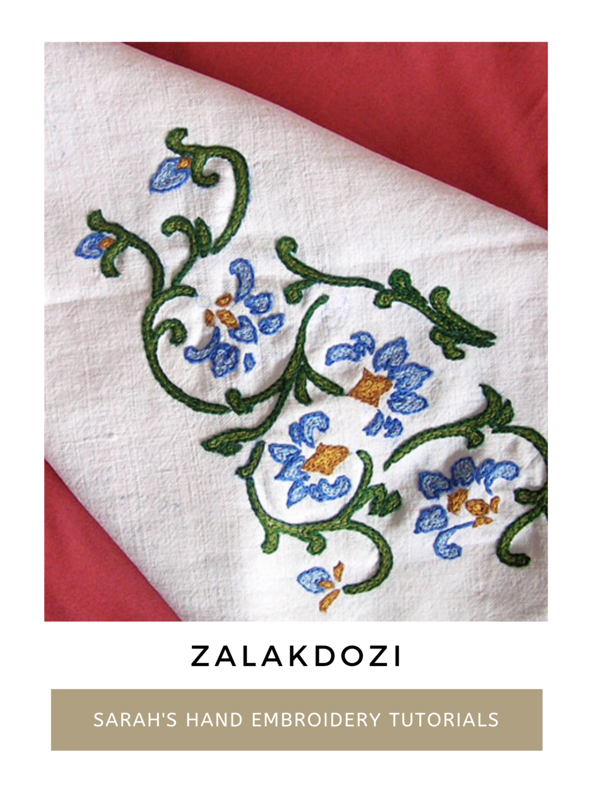 How to do Redwork - Sarah’s Hand Embroidery