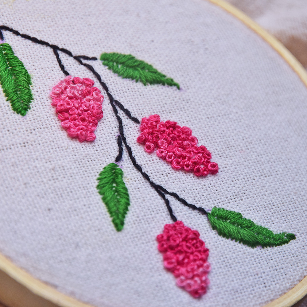 Embroidery Pattern Berries - Sarah’s Hand Embroidery