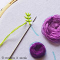 Stitch Flowers: Woven Spider Wheel - Sarah’s Hand Embroidery